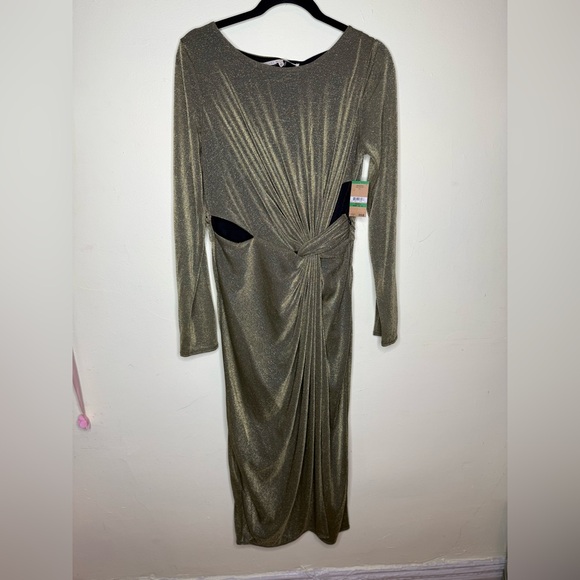 RACHEL Rachel Roy | Dresses | Rachel Rachel Roy Gold Metallic ...